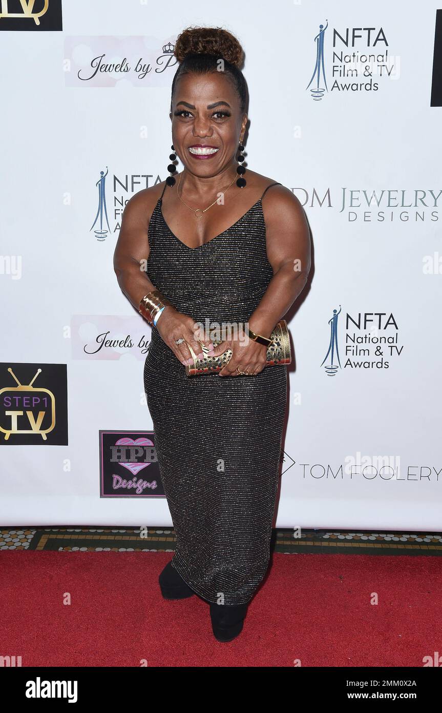 Tony Renee Banks attends the 2018 National Film & Television Awards at ...