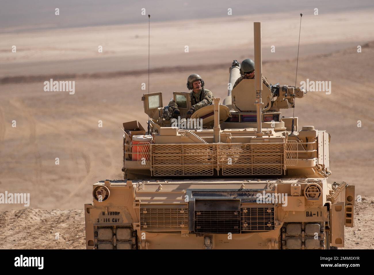 U.S. Army Soldiers from the 1st Combined Arms Battalion, 163rd Cavalry ...