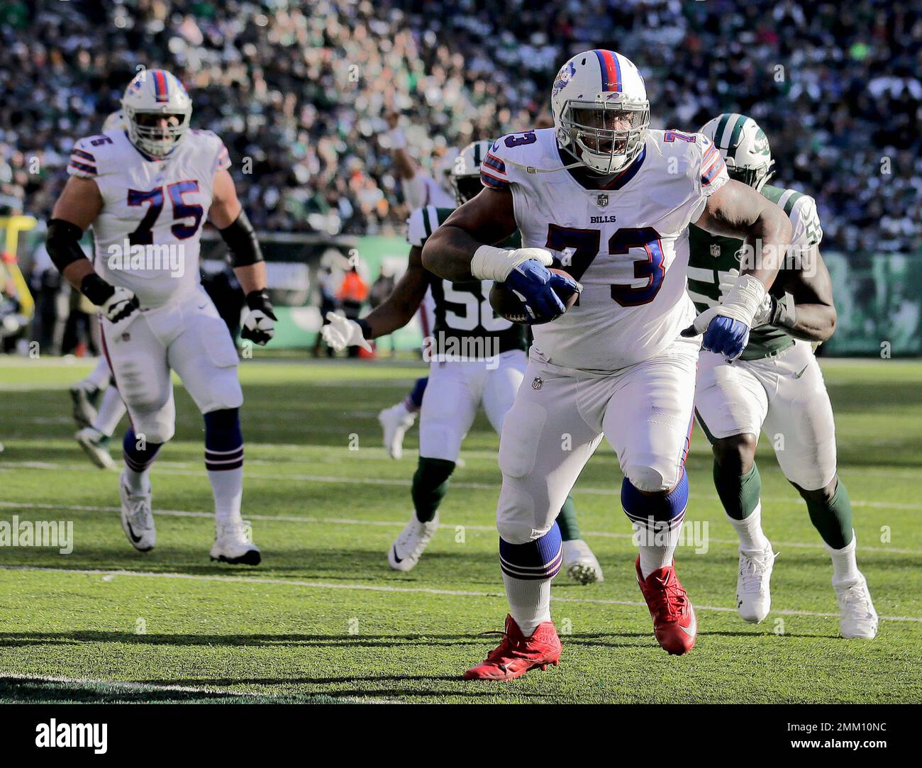 FILE - In this Nov. 11, 2018 file photo Buffalo Bills offensive tackle ...