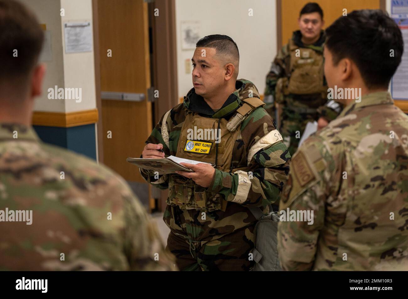 U.S. Air Force Master Sgt. Christopher Flores, 51st Security Forces ...