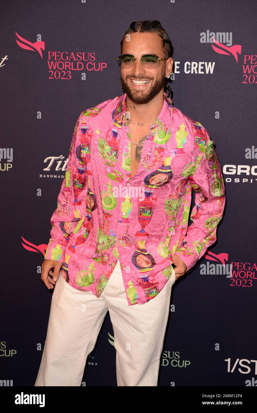 Hallandale Beach FL, USA. 28th Jan, 2023. Maluma attends the 2023 ...