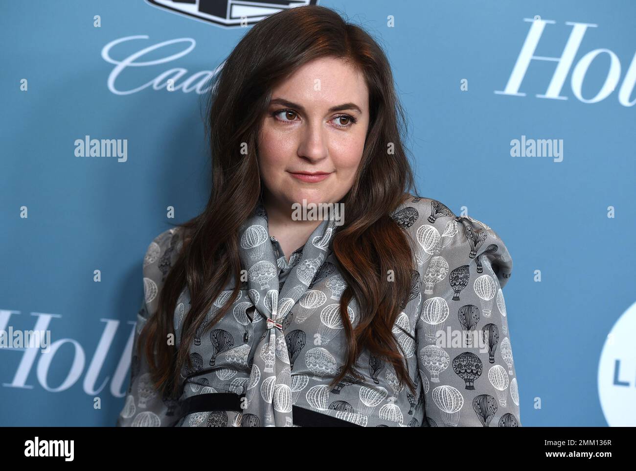 Lena Dunham arrives at The Hollywood Reporter's Women in Entertainment ...