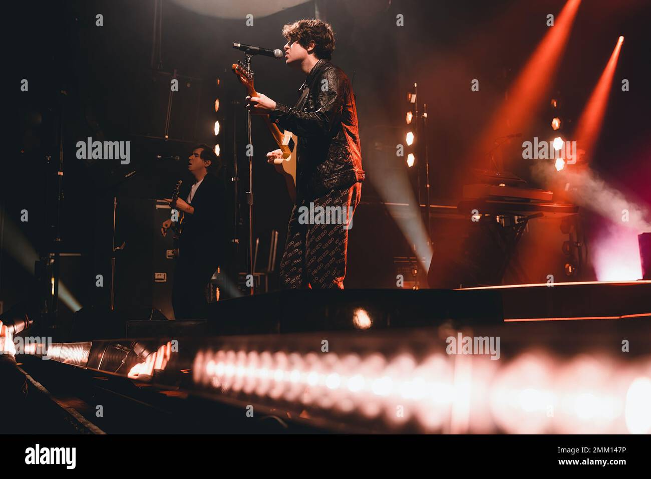BARCELONA - JAN 28: The Kooks (band) perform in concert at Razzmatazz ...