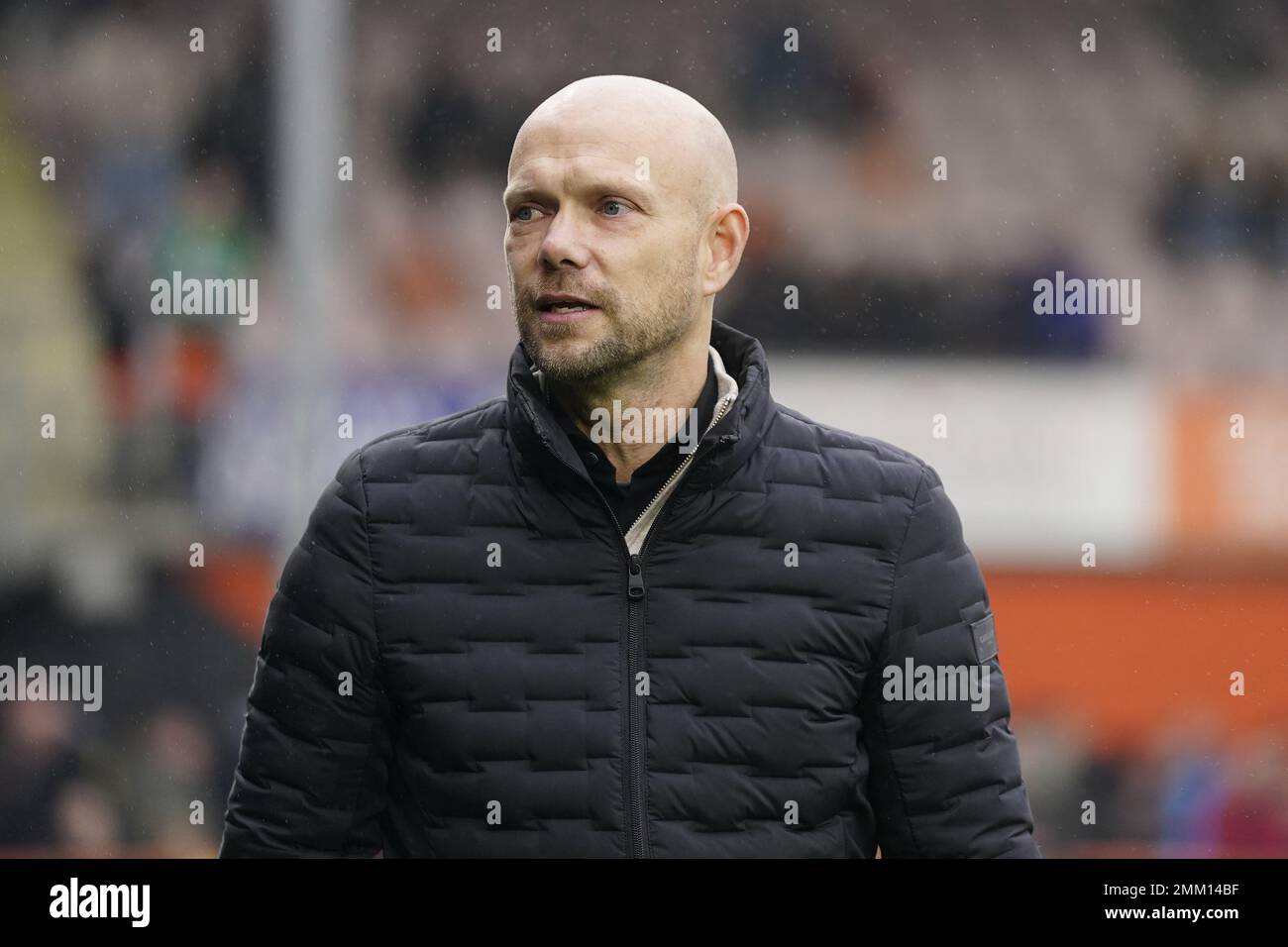 VOLENDAM - FC Groningen coach Dennis van der Ree before the Dutch ...