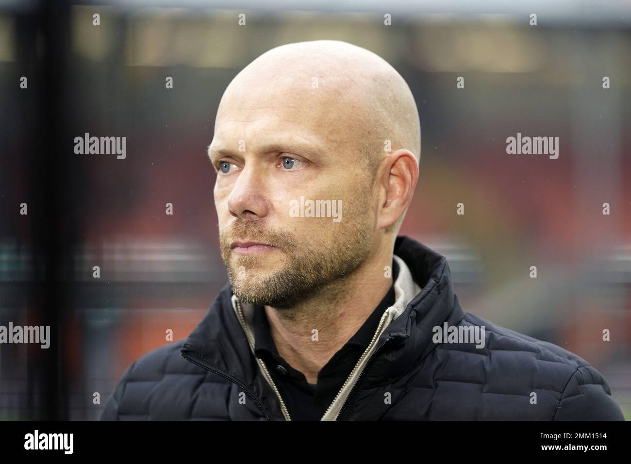 VOLENDAM - FC Groningen coach Dennis van der Ree before the Dutch ...