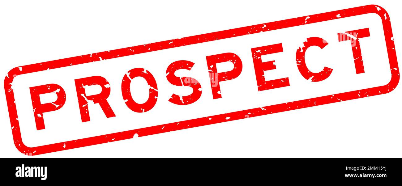 Grunge red prospect word square rubber seal stamp on white background Stock Vector Image & Art ...
