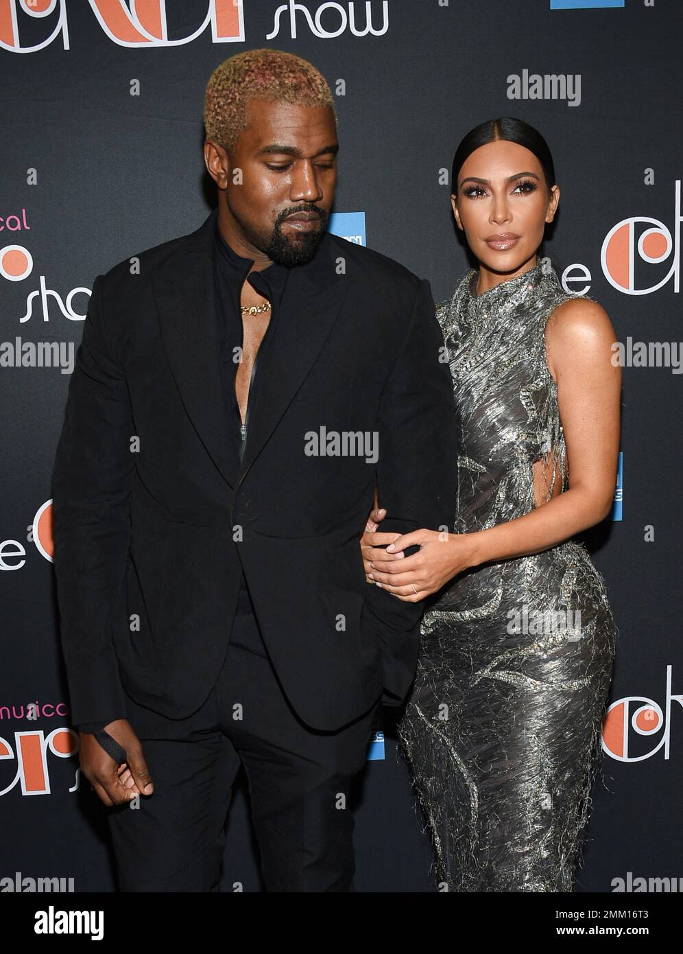 Kanye West and Kim Kardashian West attend "The Cher Show" Broadway ...