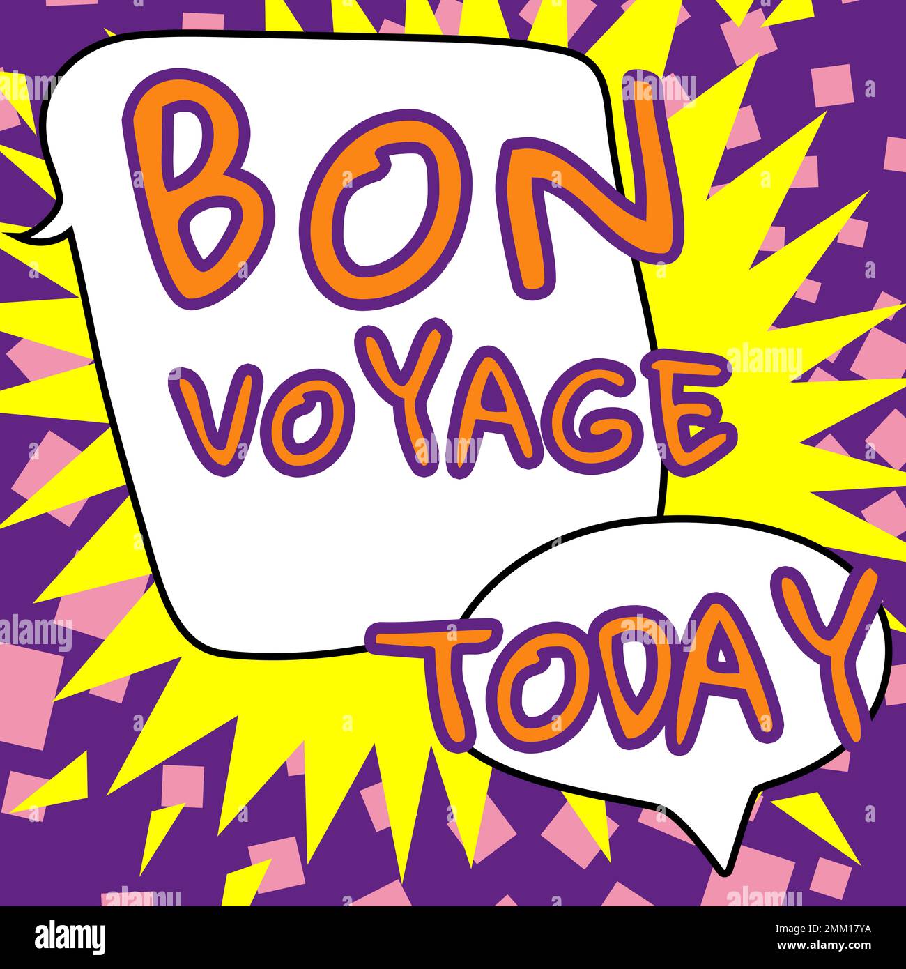 Inspiration showing sign Bon Voyage. Business overview Used express ...