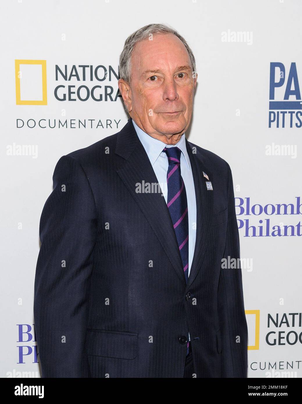 Michael Bloomberg attends the premiere of "Paris to Pittsburgh" at the ...
