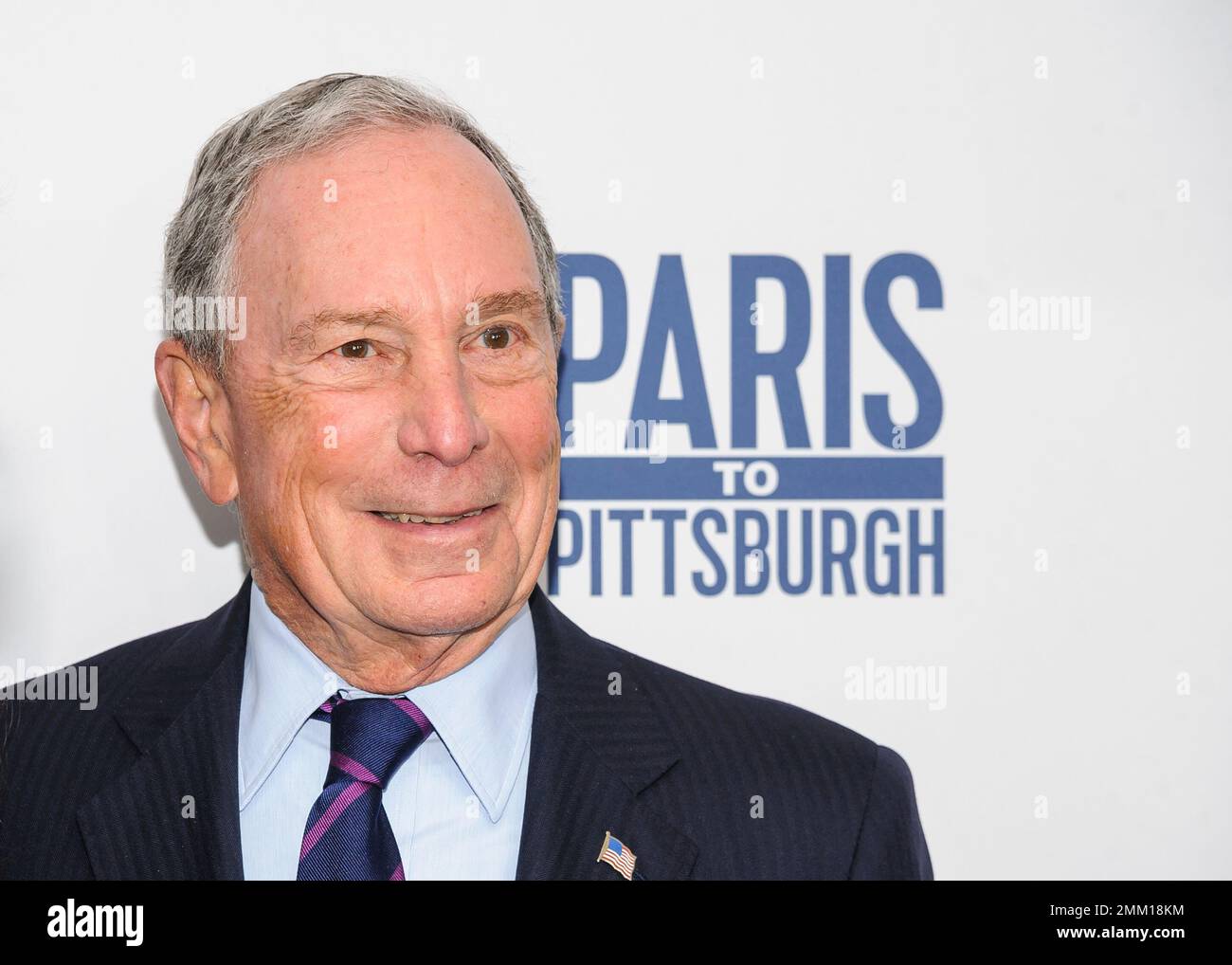 Michael Bloomberg attends the premiere of "Paris to Pittsburgh" at the ...