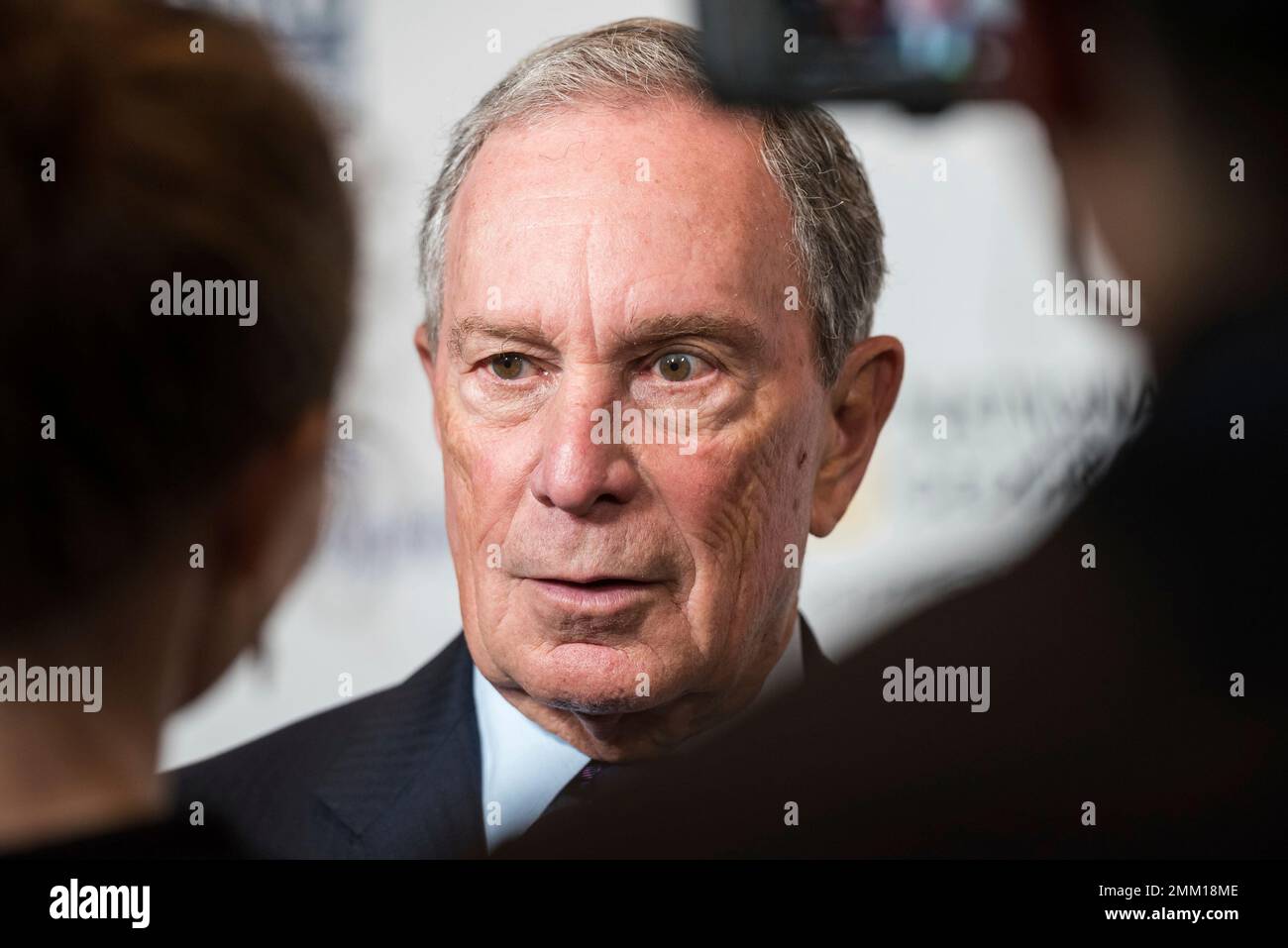 Michael Bloomberg attends the premiere of "Paris to Pittsburgh" at the ...