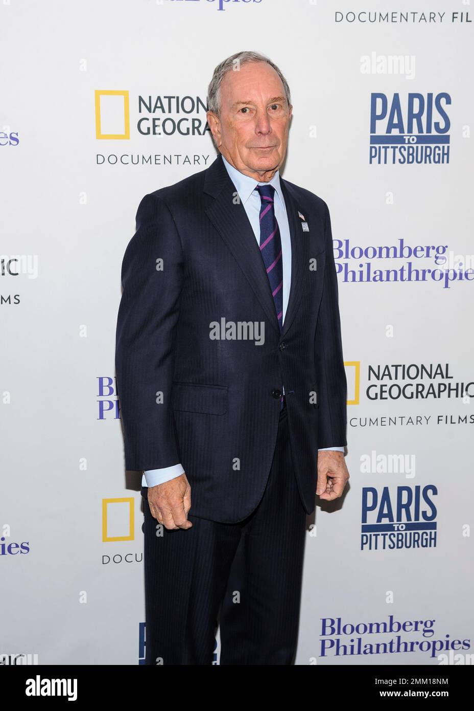 Michael Bloomberg attends the premiere of "Paris to Pittsburgh" at the ...
