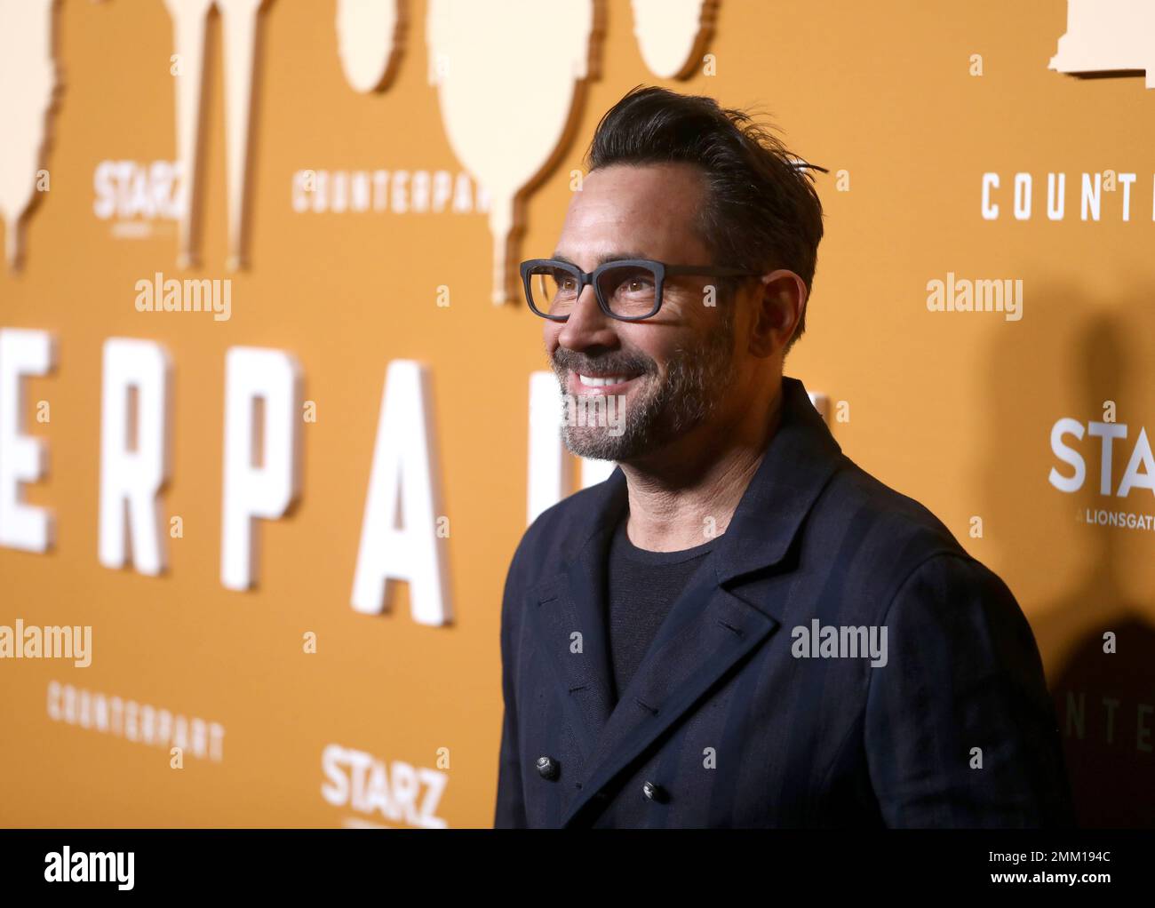 Gregory Zarian attends the STARZ Counterpart Season 2 Premiere at the ...