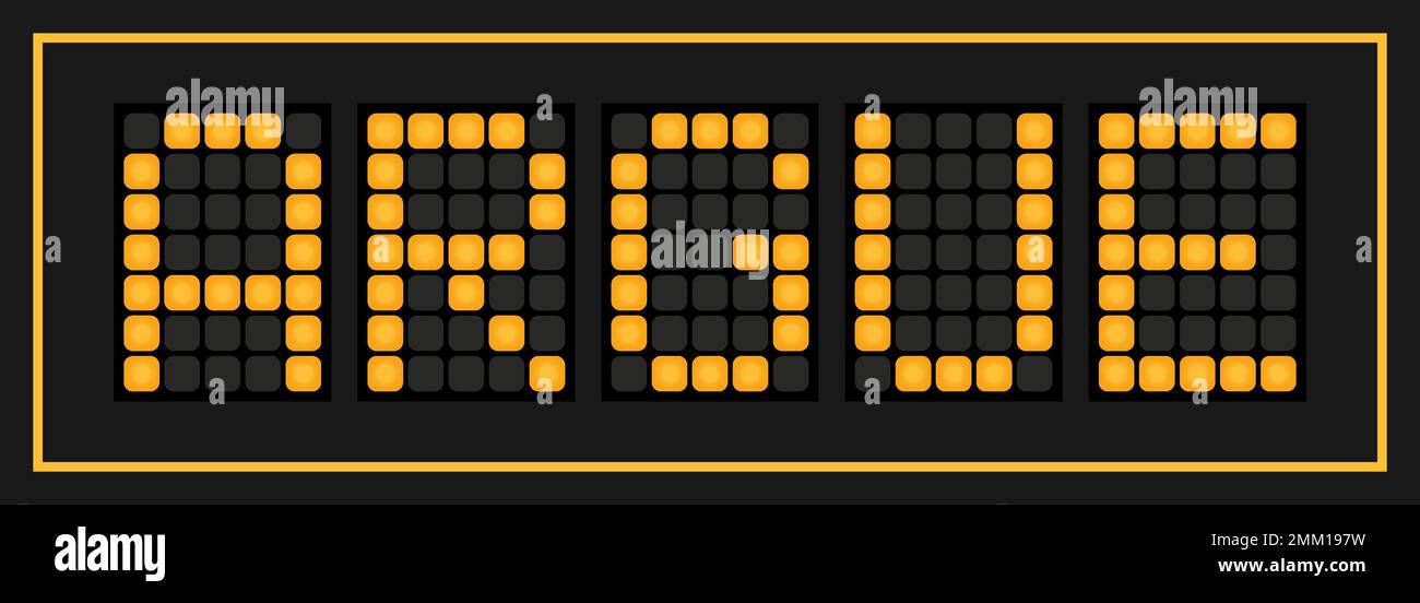 Orange color led banner in word argue on black background Stock Vector ...