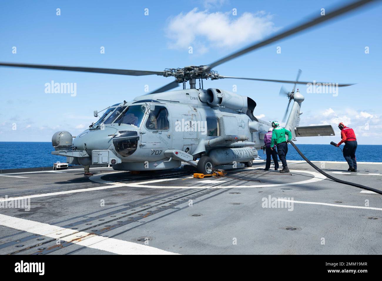 220913-N-LK647-0058 ATLANTIC OCEAN (Sept. 13, 2022) Machinist’s Mate ...