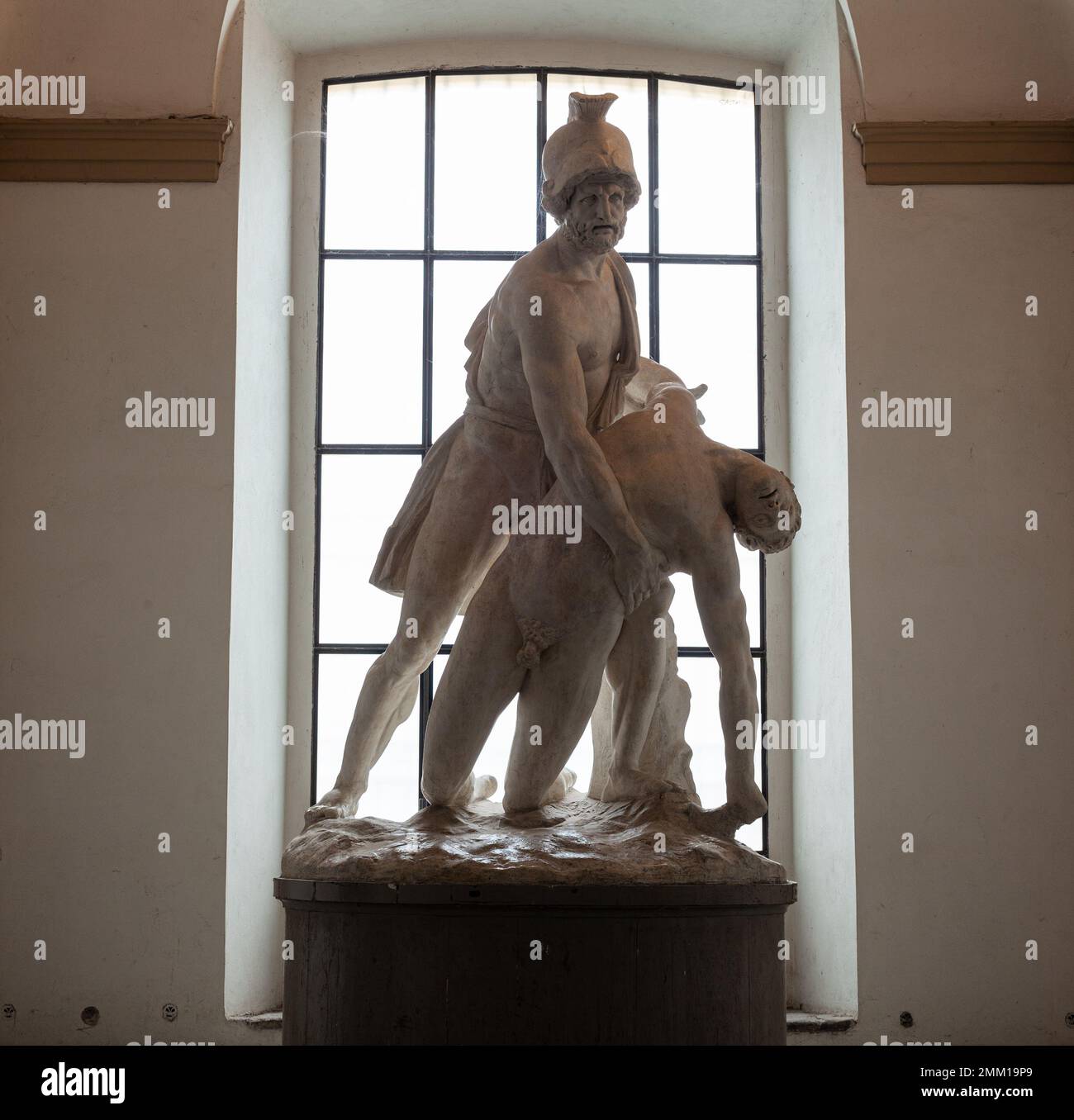 View of the Artwork copy of the Pasquino Group also known as Menelaus ...