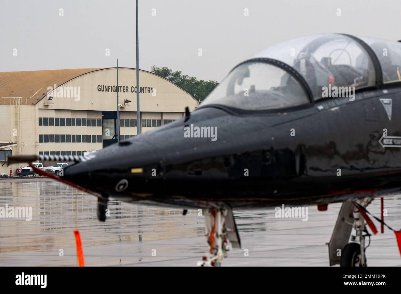 A U.S. Air Force T-38A Talon assigned to the 2d Fighter Training ...