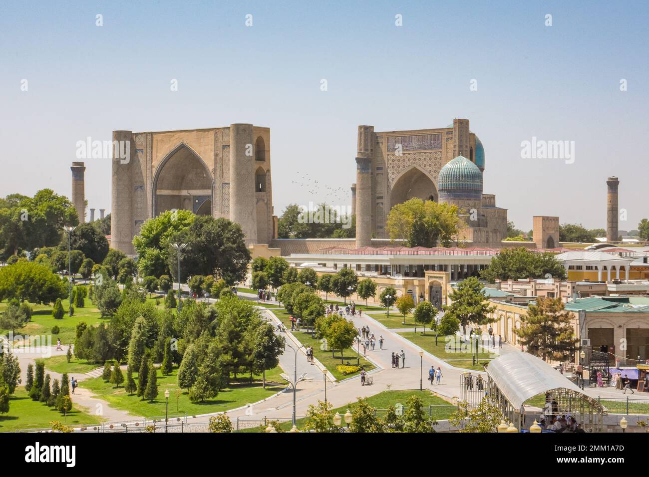 Bibi-Khanym Mosque, Samarkand, Uzbekistan Stock Photo - Alamy