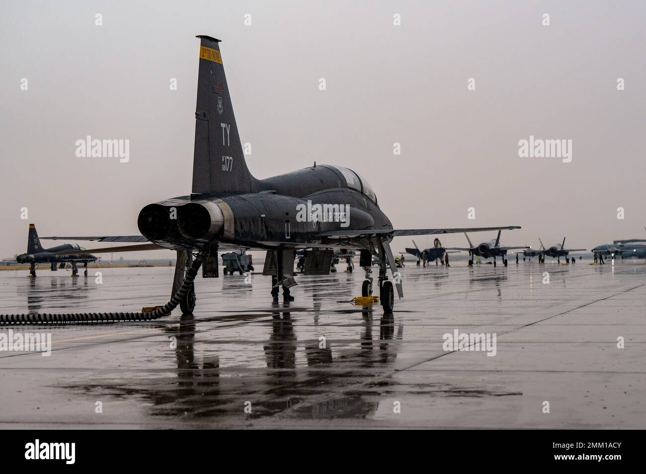 U.S. Air Force T-38A Talons assigned to the 2d Fighter Training ...