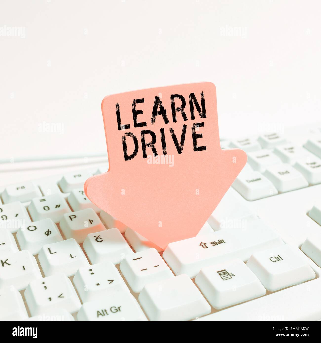 Conceptual display Learn Drive. Internet Concept to gain the knowledge ...