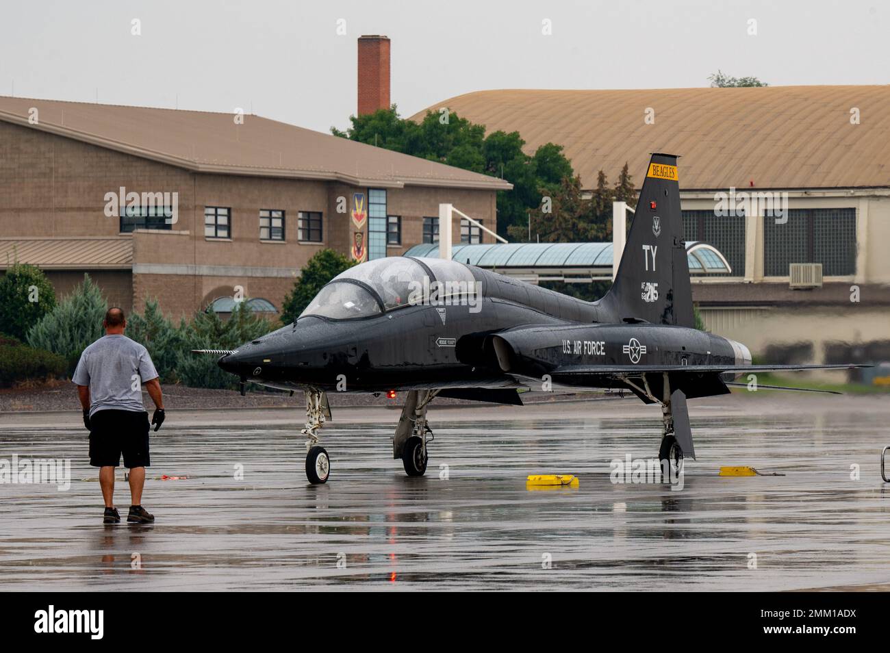 A U.S. Air Force T-38A Talon assigned to the 2d Fighter Training ...