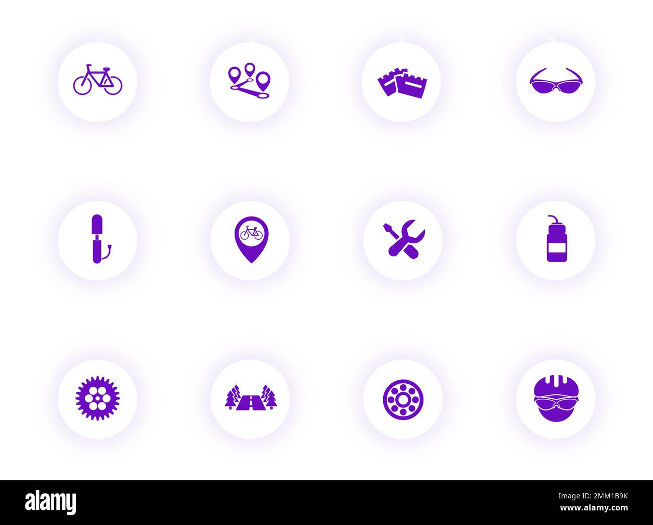 Bicycle tools icon Stock Vector Images - Alamy