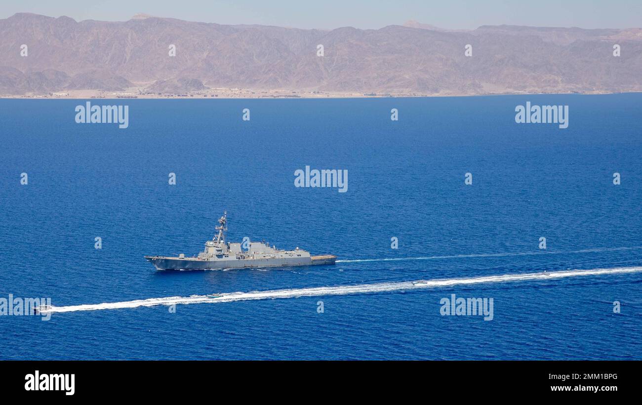 220913-N-EH998-1632 RED SEA (Sept. 13, 2022) Guided-missile destroyer ...