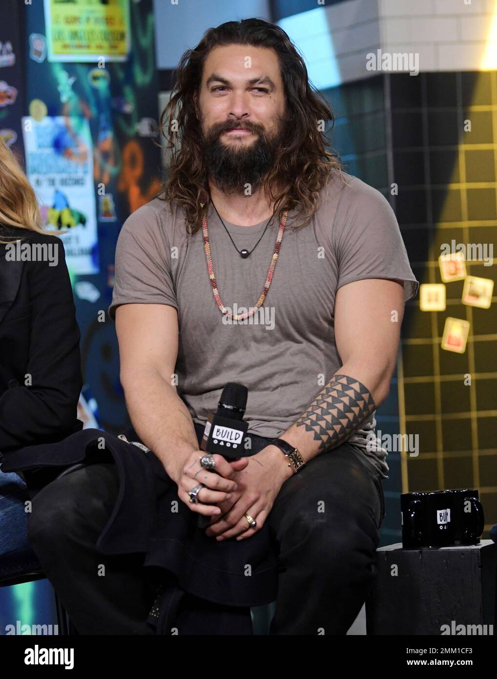 Actor Jason Momoa participate in the BUILD Speaker Series to discuss ...