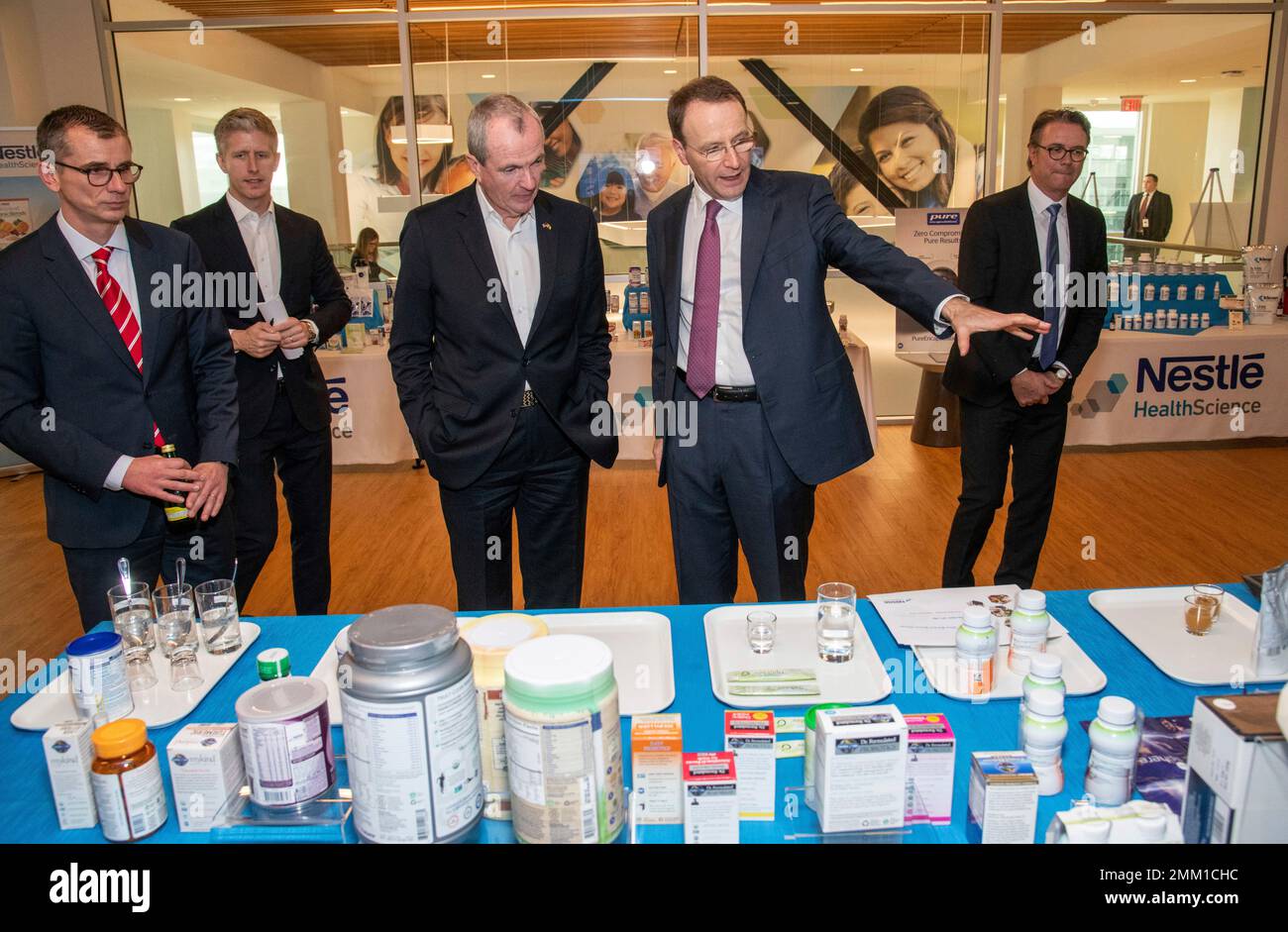 IMAGE DISTRIBUTED FOR NESTLÉ - From left to right foreground, Greg ...