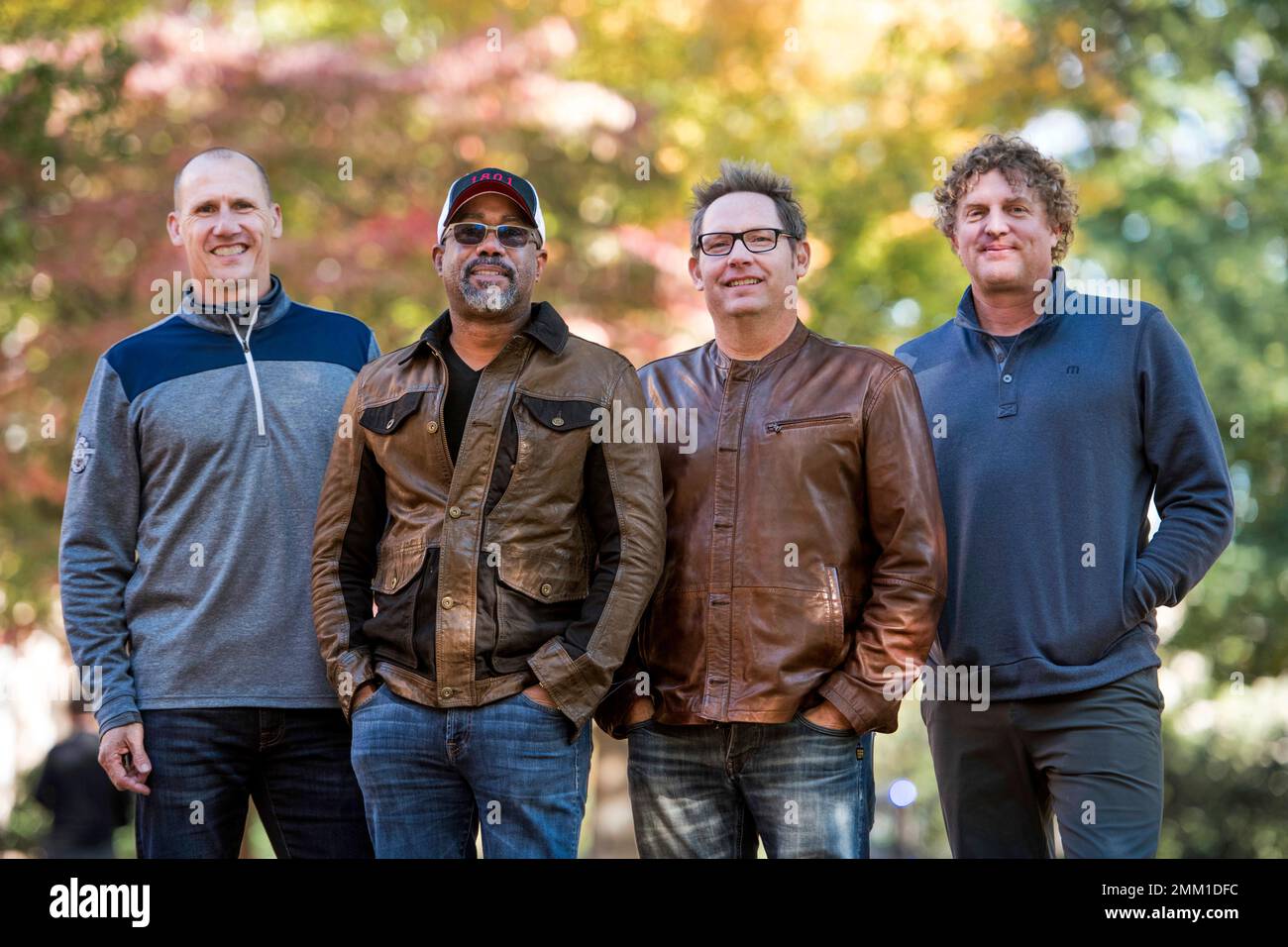 In this Nov. 16, 2018 photo, Jim Sonefeld, from left, Darius Rucker ...