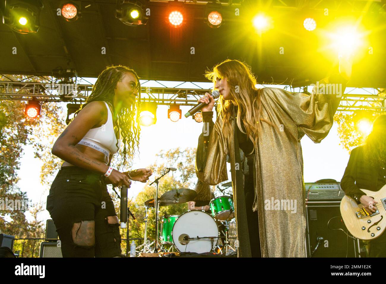 Angel Hayes, left, and Dorothy seen at One Love Malibu at King Gillette ...