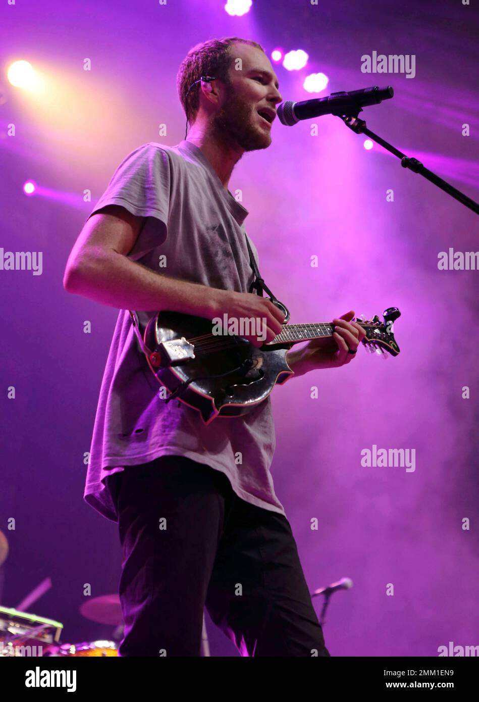 Brian Macdonald with Judah & the Lion performs during the ALT 105.7 ...