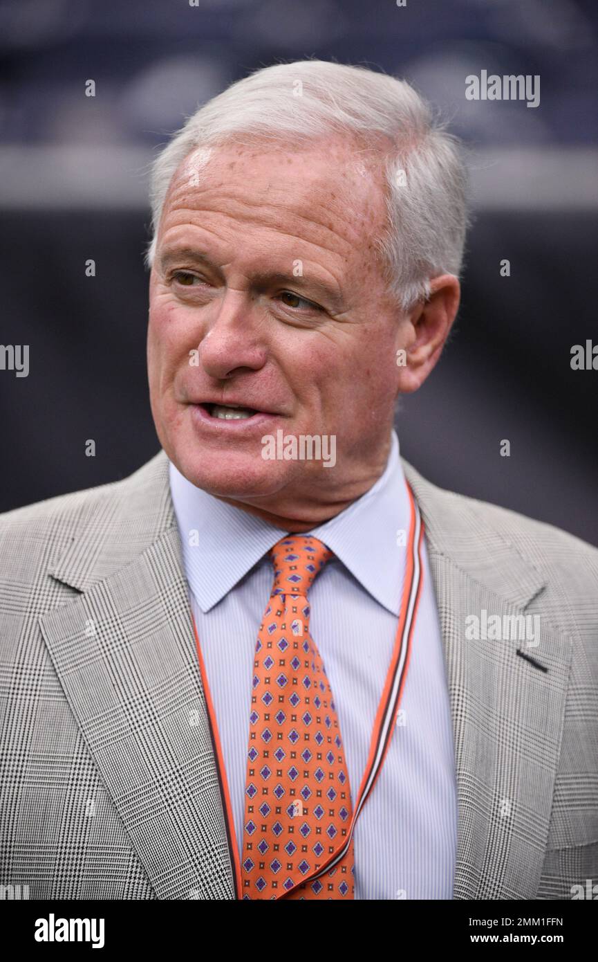 Cleveland Browns owner Jimmy Haslam before an NFL football game between ...