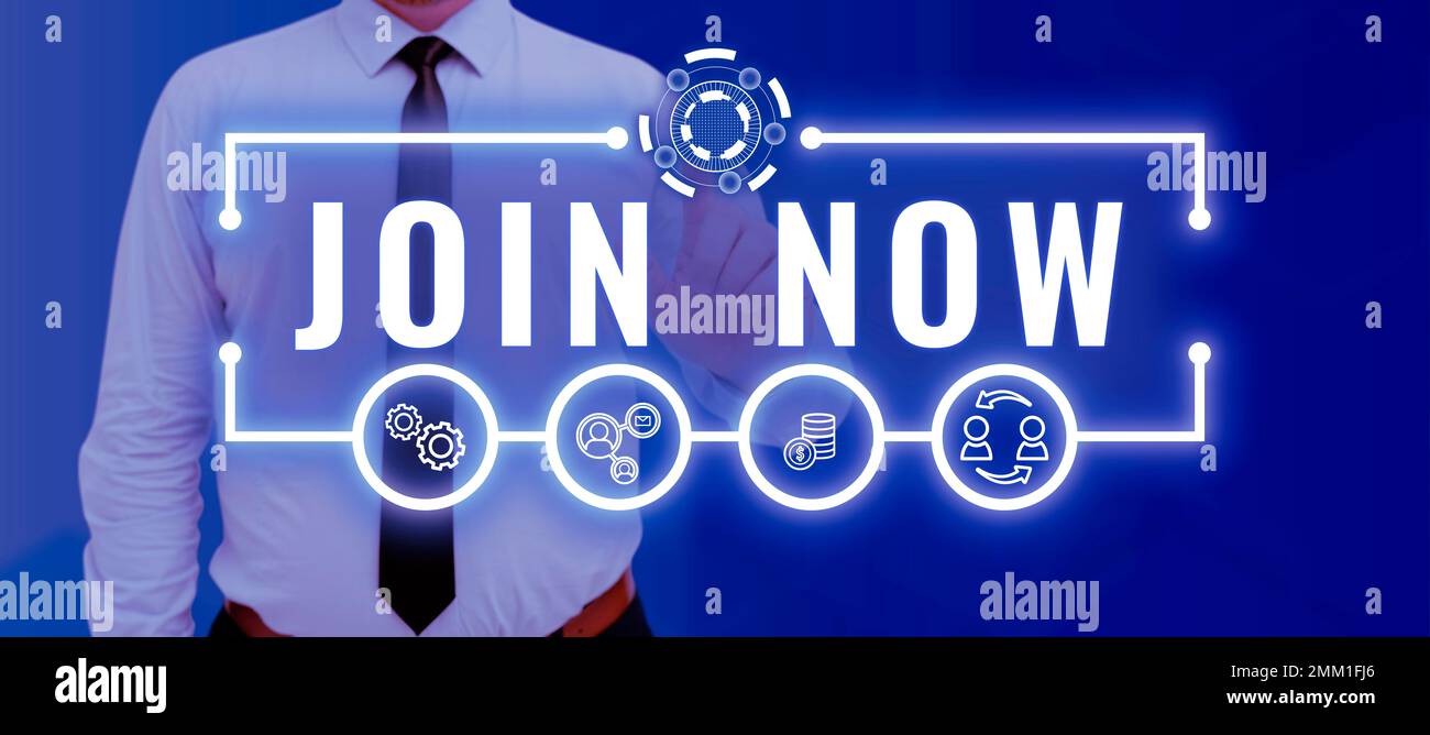 Writing displaying text Join Now. Business approach An invite to a ... Writing displaying text Join Now. Business approach An invite to a ...