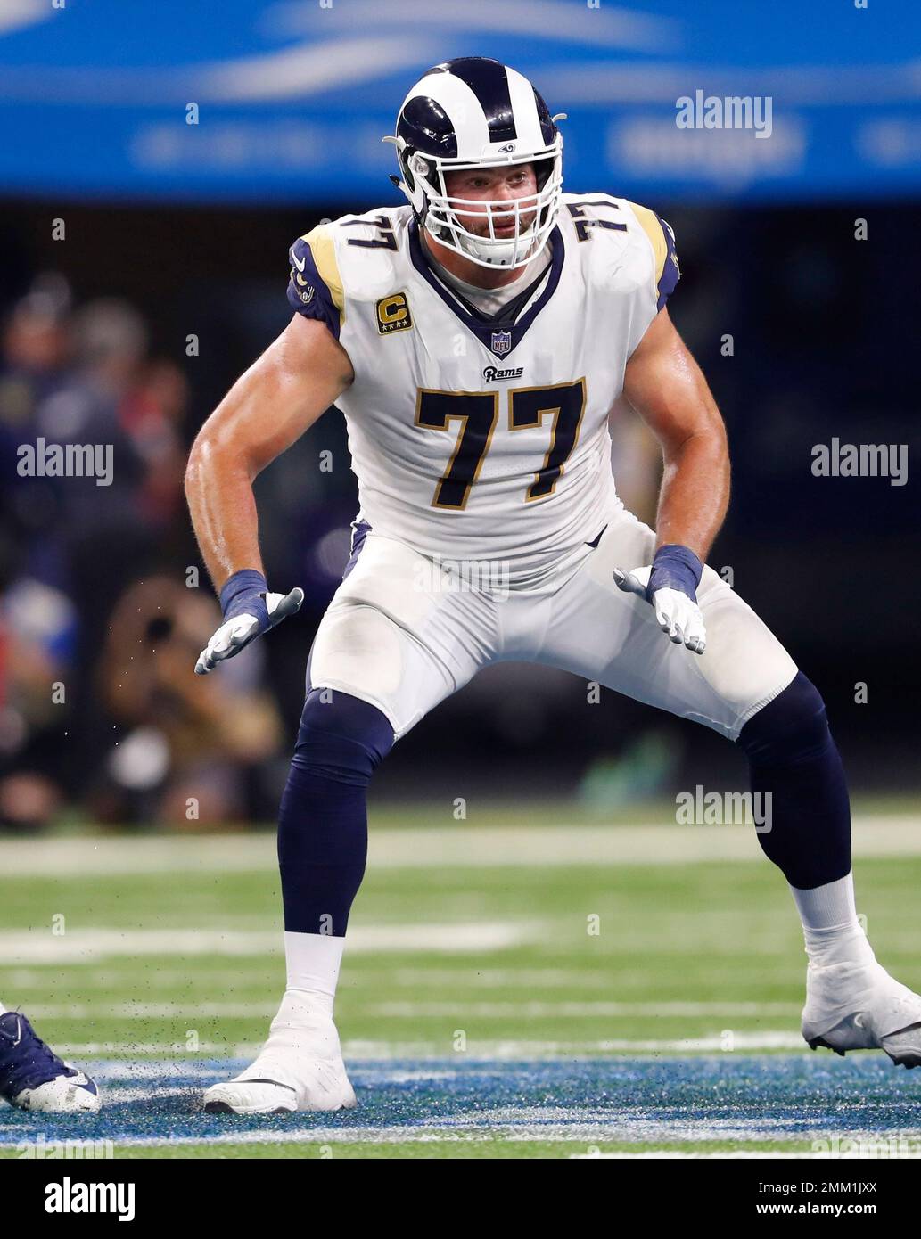 Los Angeles Rams offensive tackle Andrew Whitworth during the second ...