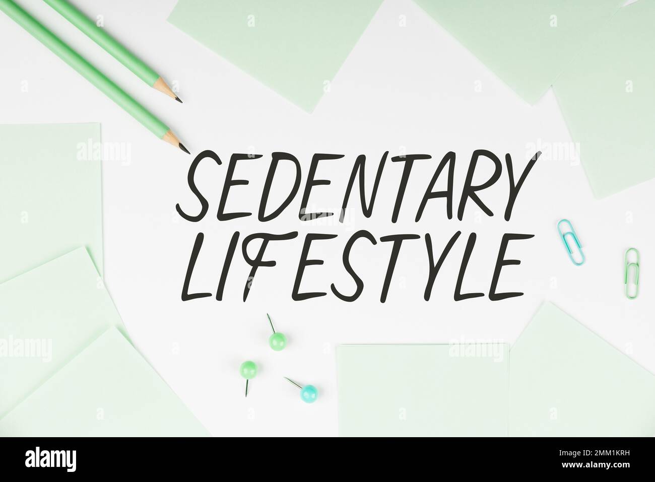 Hand writing sign Sedentary Lifestyle. Internet Concept ways and means ...