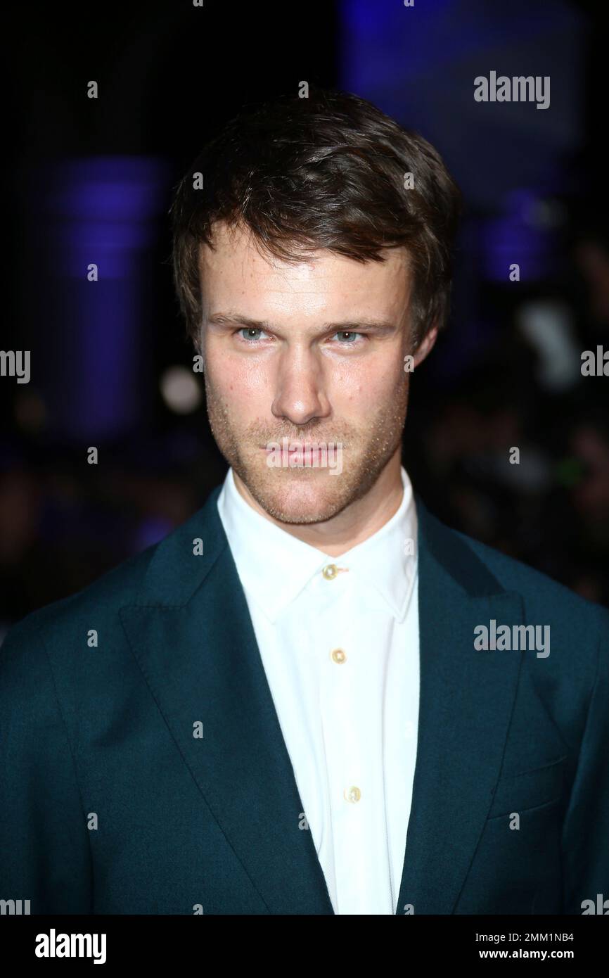 Hugh Skinner poses for photographers upon arrival at the British ...
