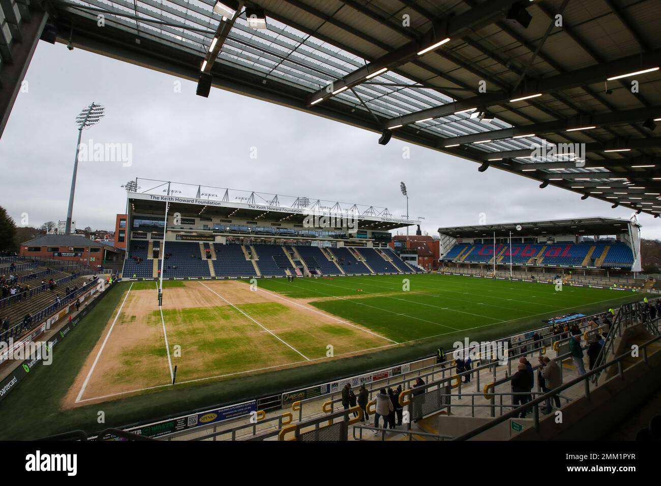 General view inside Headingley Stadium ahead of the Rugby League Pre ...