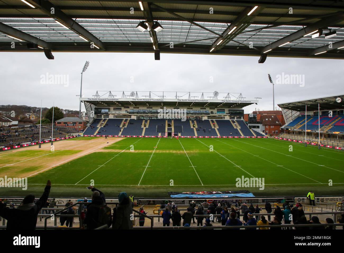 General view inside Headingley Stadium ahead of the Rugby League Pre ...