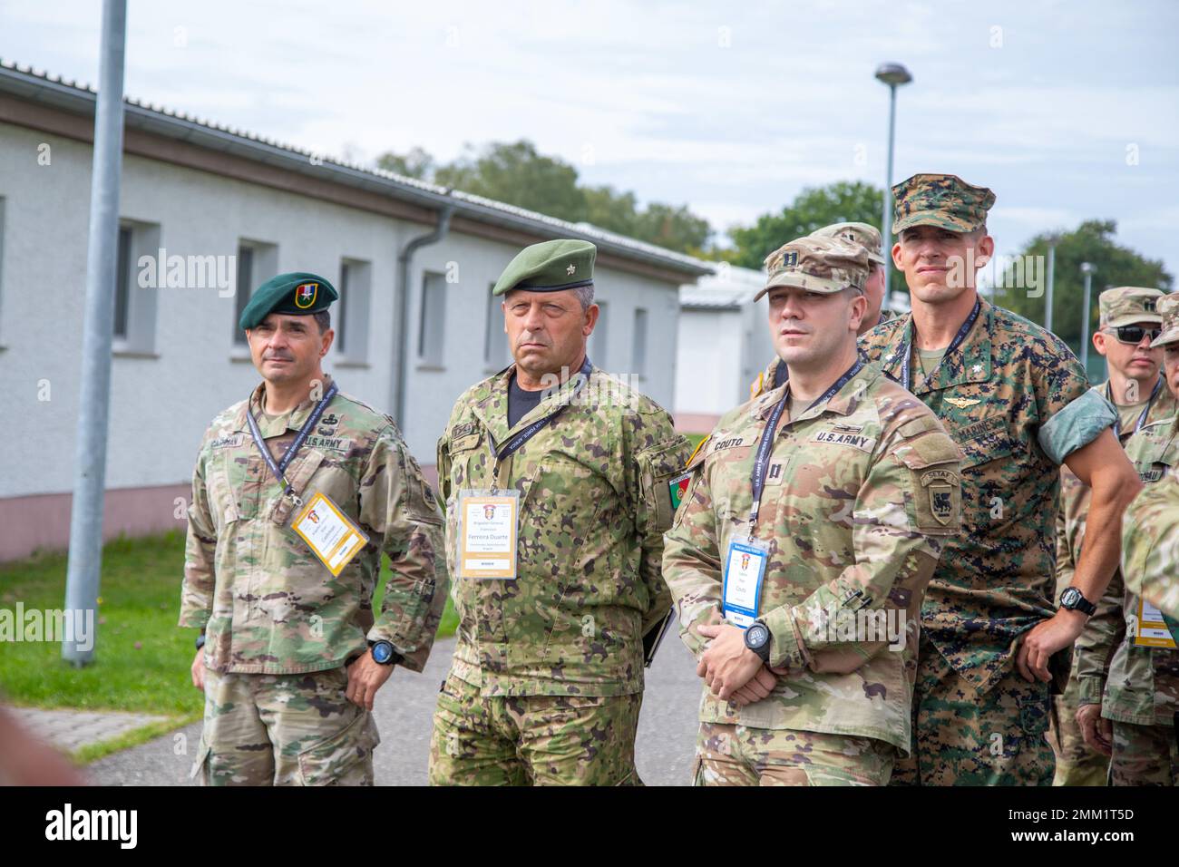 (From Left) U.S. Army Southern European Task Force, Africa Deputy Commanding General Brigadier ...