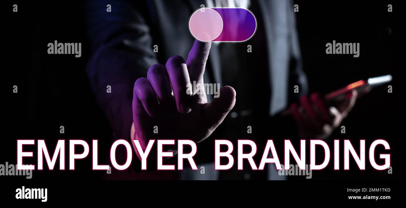 Conceptual display Employer Branding. Conceptual photo Process of ...
