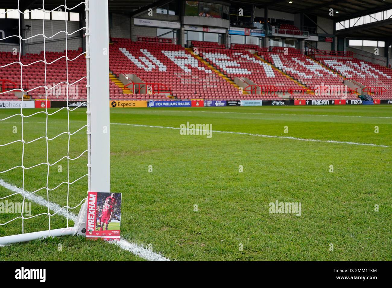 General view of the Racecourse Ground Stadium before the Emirates FA ...