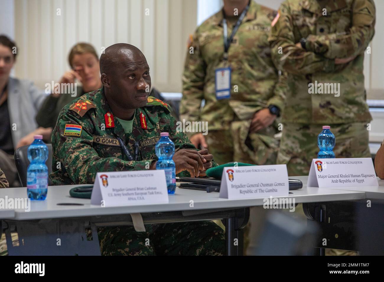 Brigadier General Ousman Gomez, Land Forces Commander of The Gambia ...