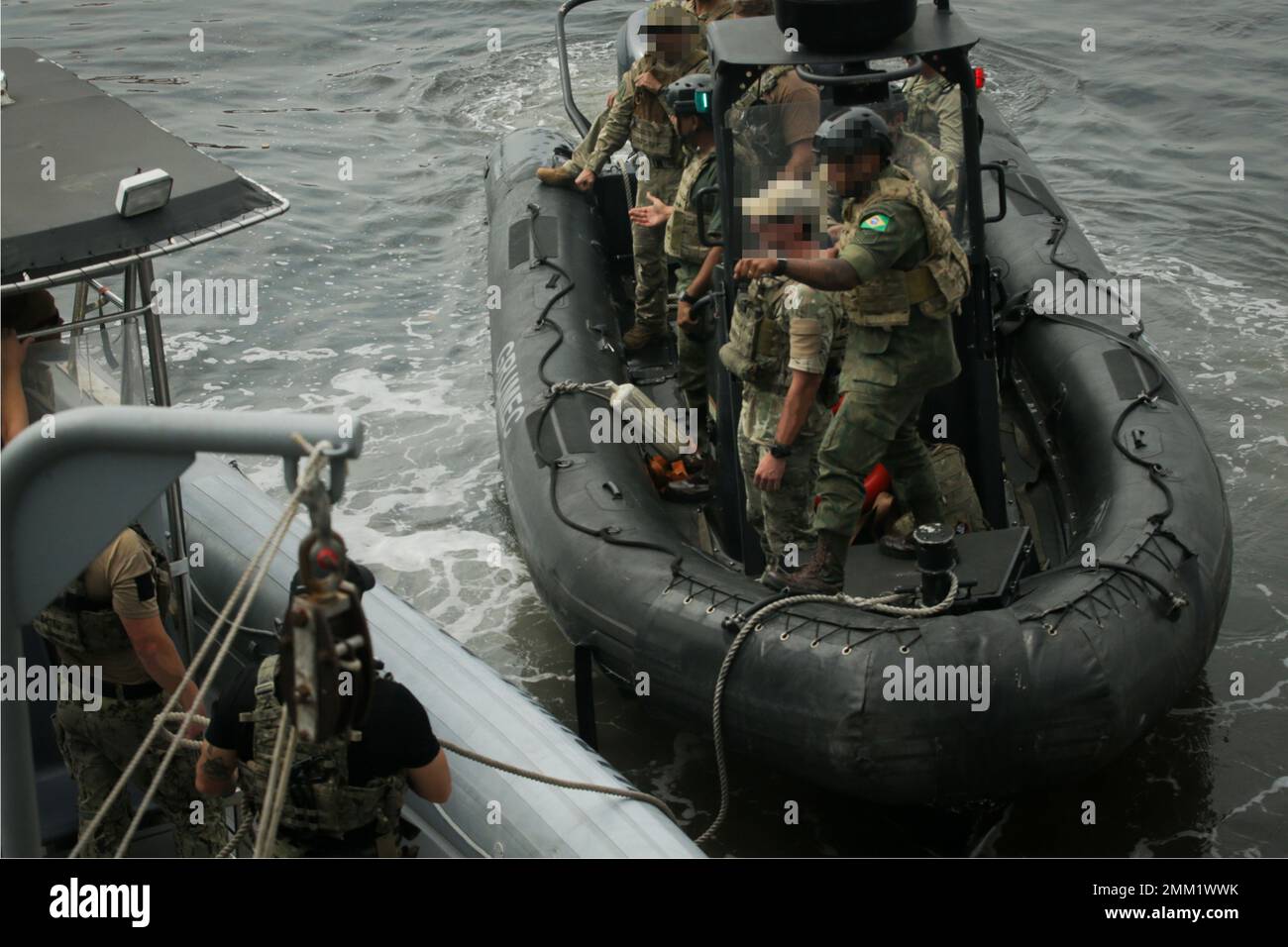 Rio De Janeiro (Sept. 13, 2022) Members of Special Boat Team 22 train ...