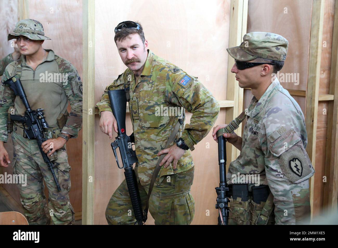 Australian Cpl. Louis Carbery, an infantry soldier of the 8/9th ...