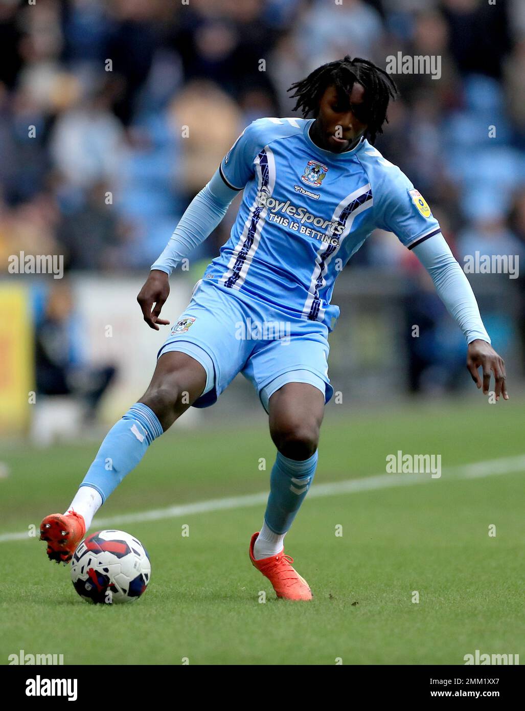 Coventry City's Brooke Norton-Cuffy in action during the Sky Bet ...