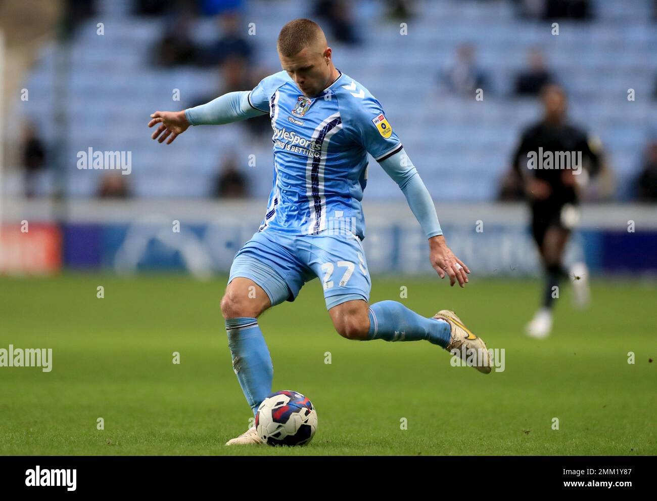 Coventry City's Jake Bidwell in action during the Sky Bet Championship ...