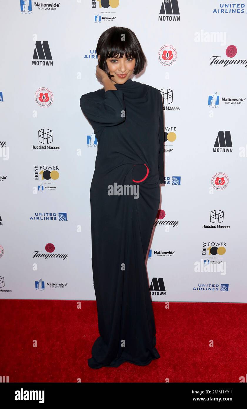 Kat Graham arrives at the 2018 EBONY Power 100 Gala at the Beverly ...
