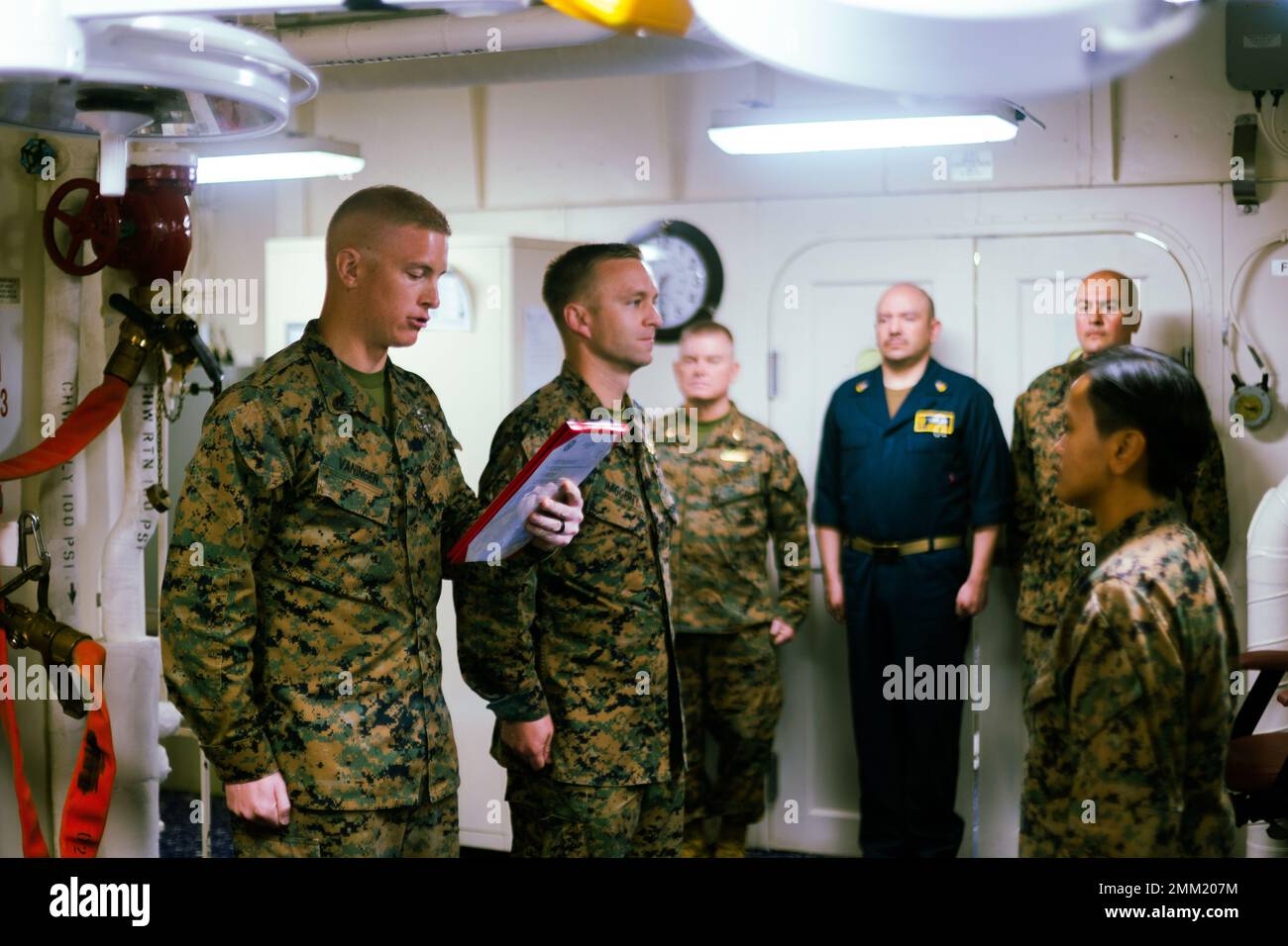 U.S. Navy chief hospital corpsman Thomas Van Ingen, the medical chief ...