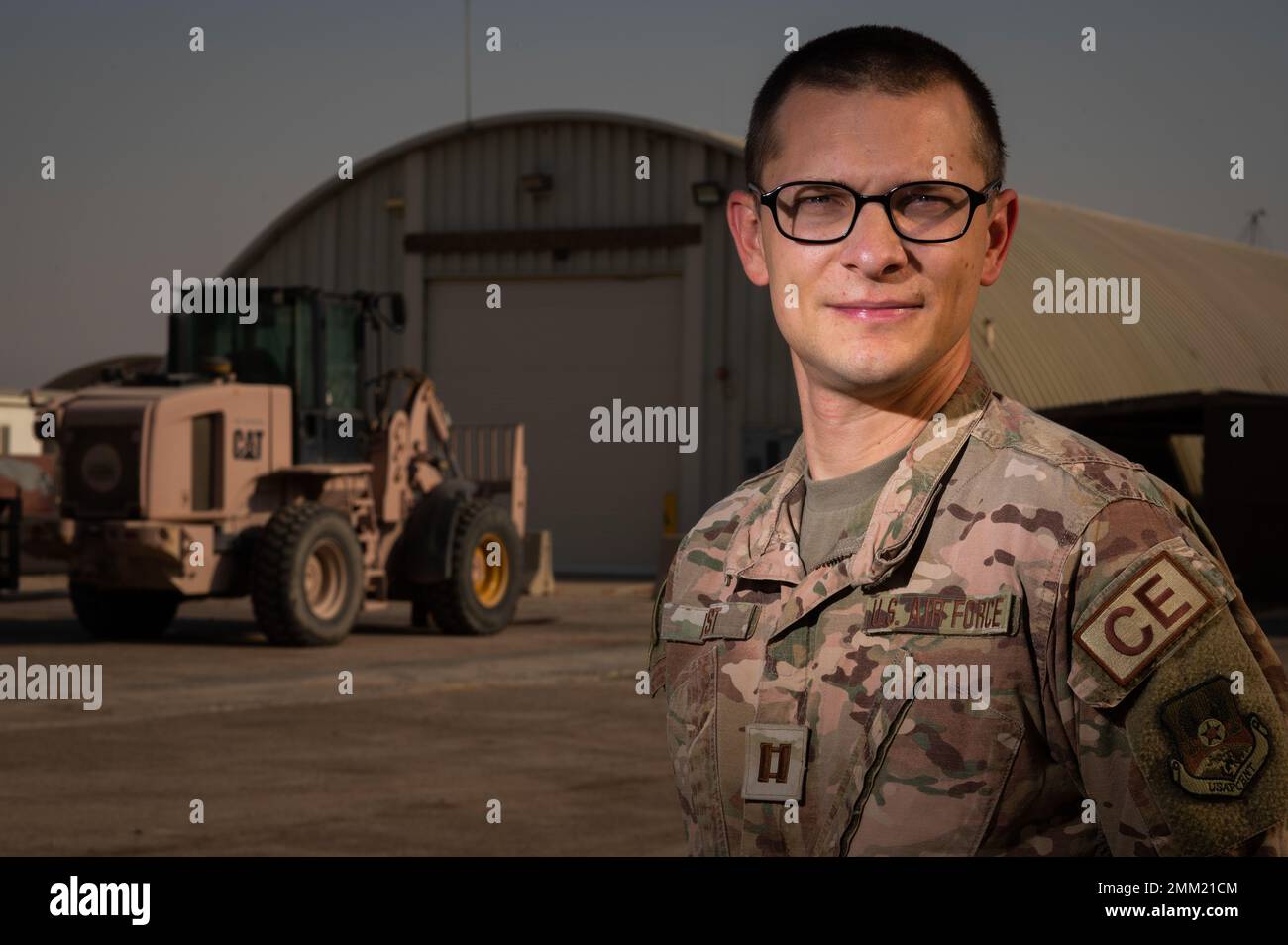 U.S. Air Force Capt. Peter Last, 386th Expeditionary Civil Engineer ...